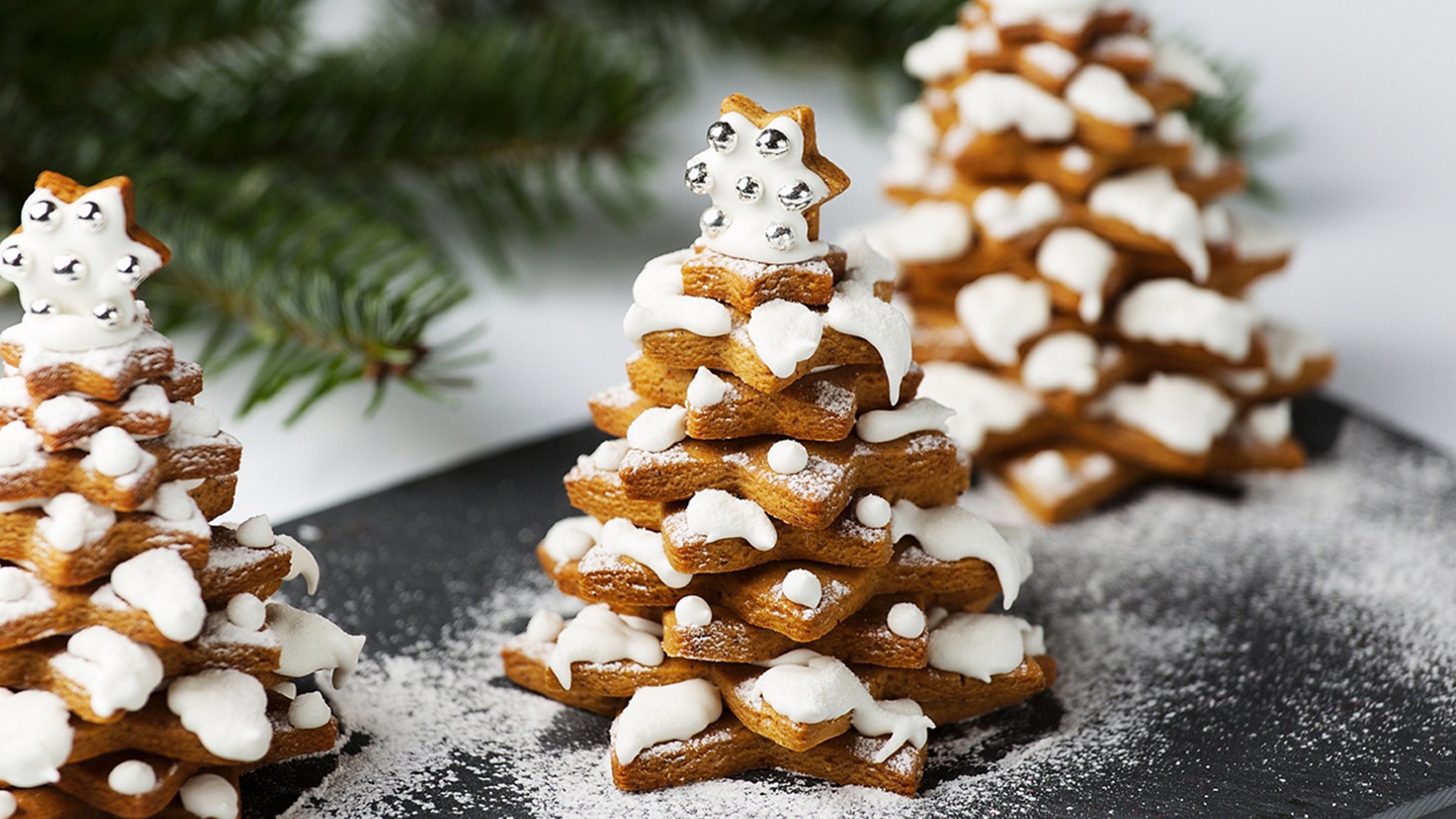 Shortbread Christmas Trees | White Wings