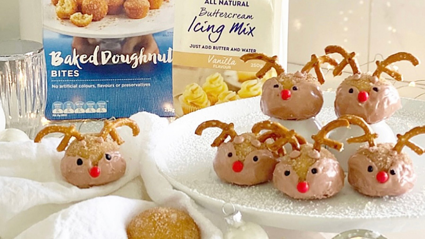 Rudolph Doughnuts | White Wings
